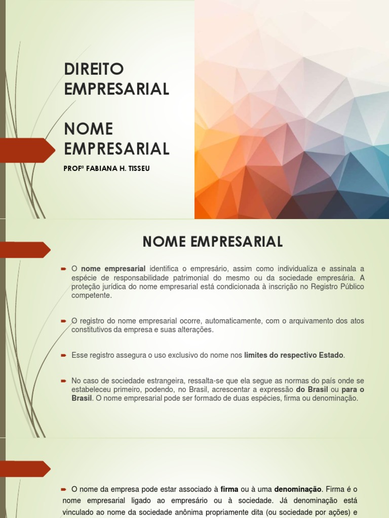 Direito Empresarial - Aula 5 | PDF | Companhia limitada | Business