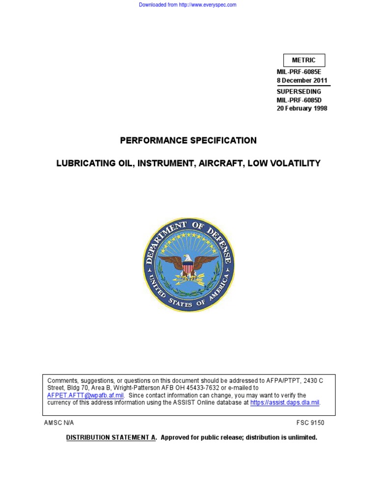 Mil PRF 6085e | PDF | Corrosion | Specification (Technical Standard)