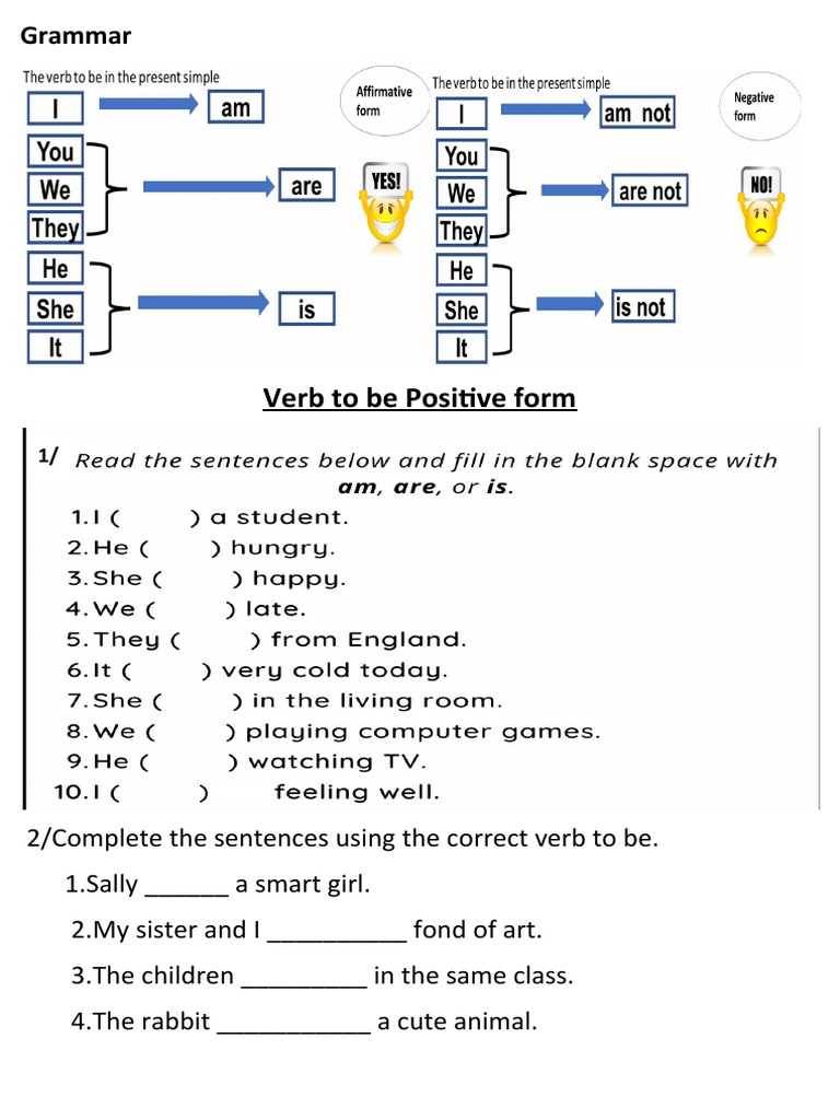 Mastering Verb To Be: A Comprehensive Guide to Using the Verb "To Be | PDF
