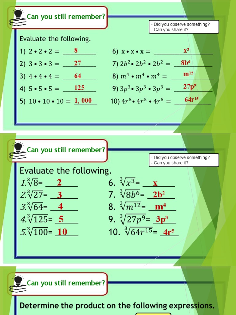 Week 1 - Factoring Sum or Difference of Two Cubes | PDF | Factorization | Abstract Algebra