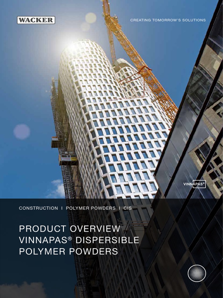 Wacker Vinnapas PDF | PDF | Polyvinyl Chloride | Polymers
