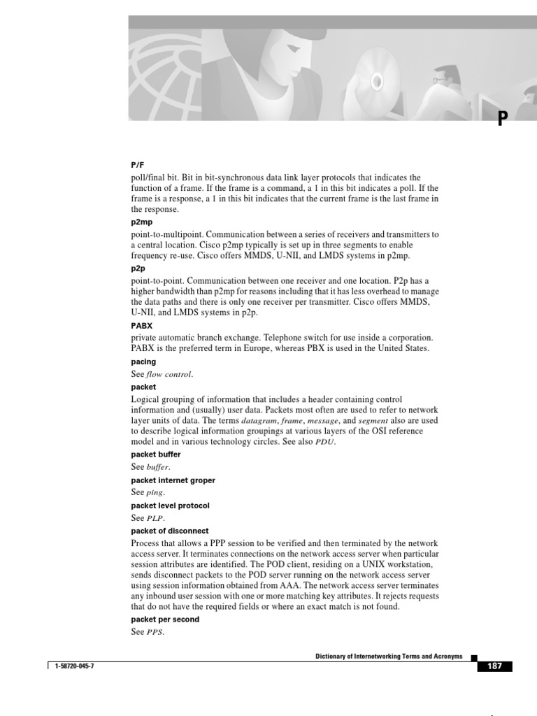 Dictionary of Internetworking Terms and Acronyms 1-58720-045-7 | PDF ...