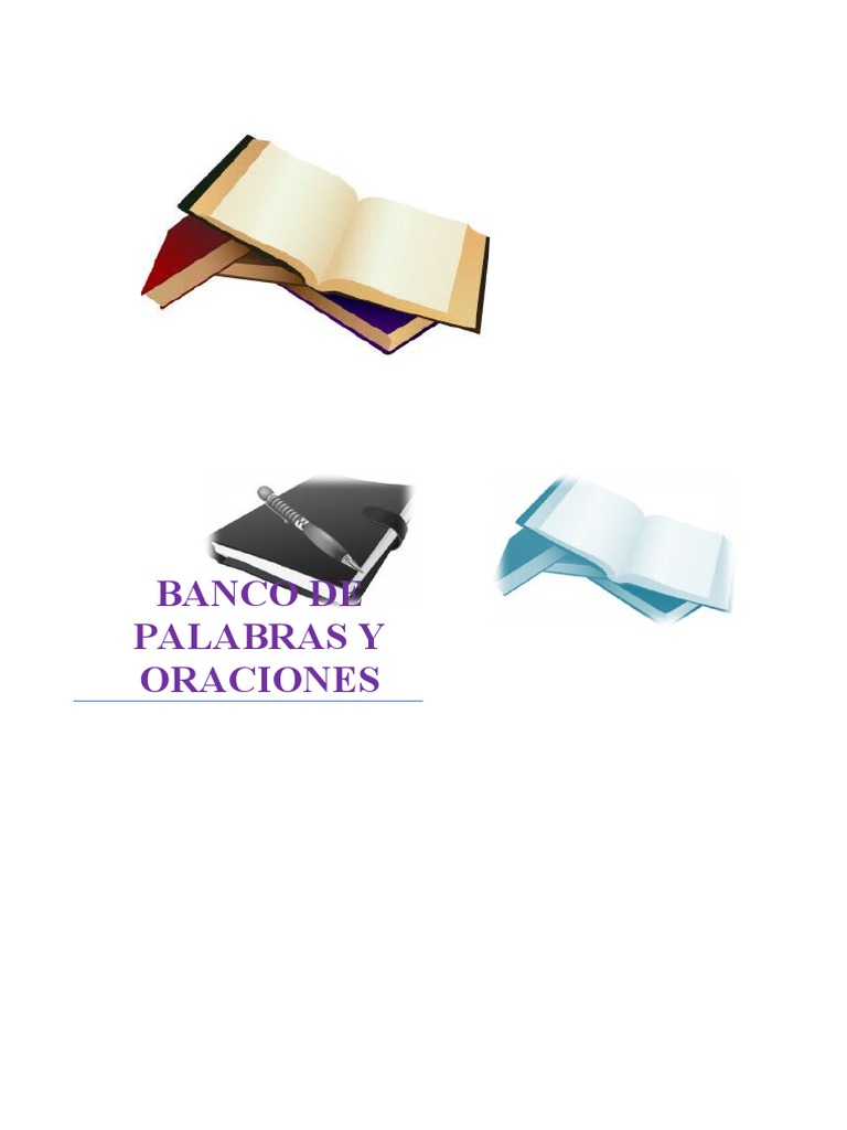 Banco de Palabras y Oraciones Por Letras Editable | PDF