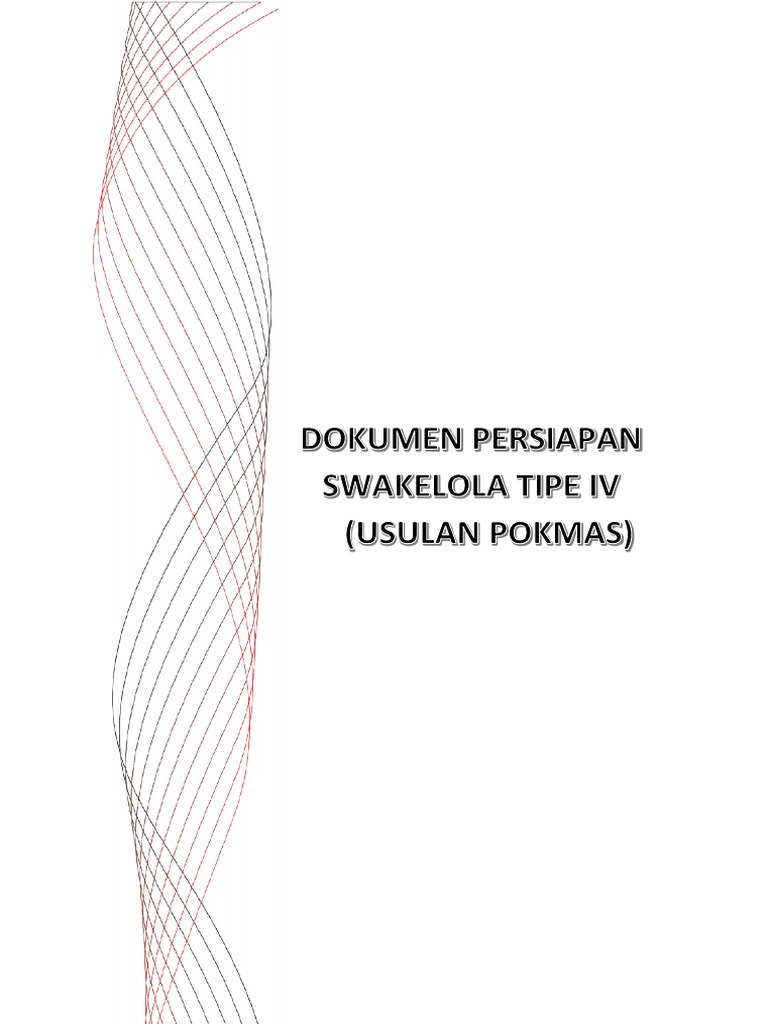 Dokumen-Persiapan - (Usulan-Pokmas) - Tipe 4 | PDF