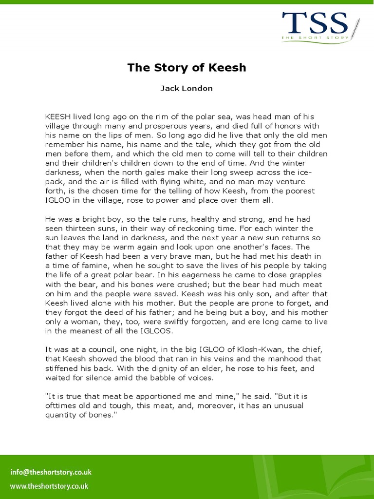 Keesh: The Rise of a Young Hunter | PDF