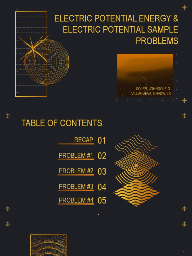 Electric Potential Energy & Electric Potential Sample Problems | PDF ...