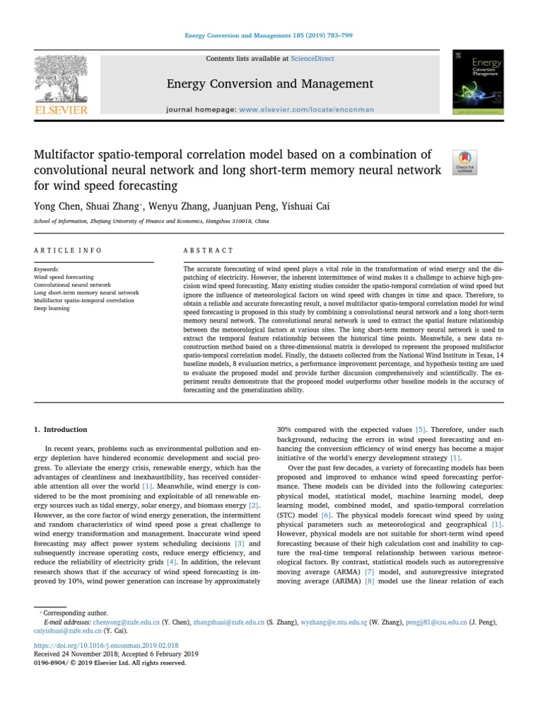10 Multifactor Spatio Temporal Correlation Model Based On A