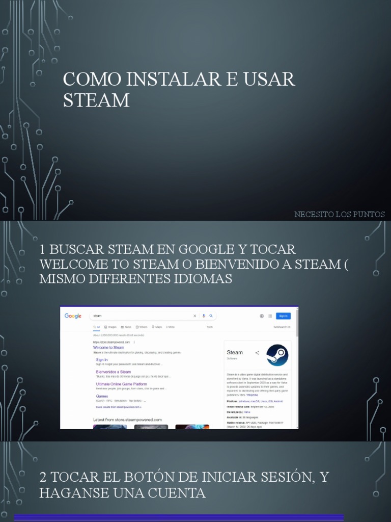 Como Instalar E Usar Steam | PDF