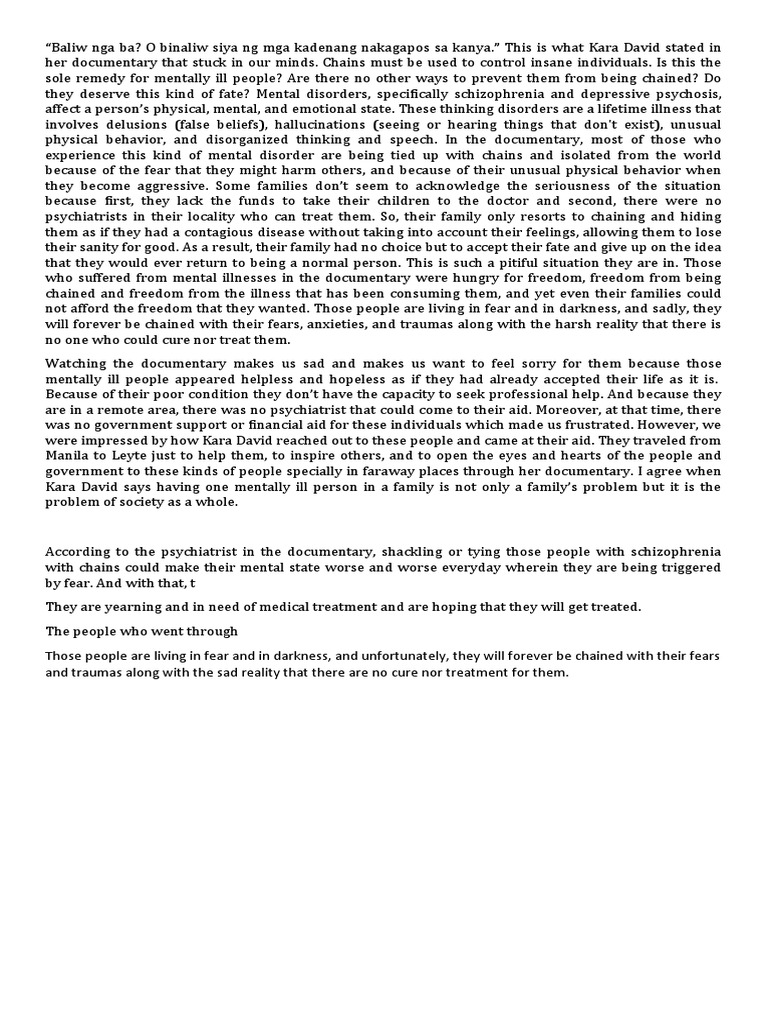 Gapos | Download Free PDF | Mental Disorder | Psychosis