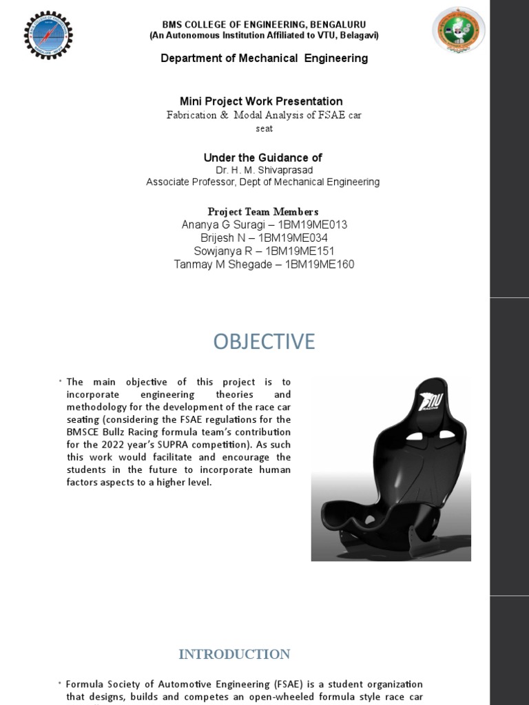 Mini Project PPT Final | PDF | Fiberglass | Engineering