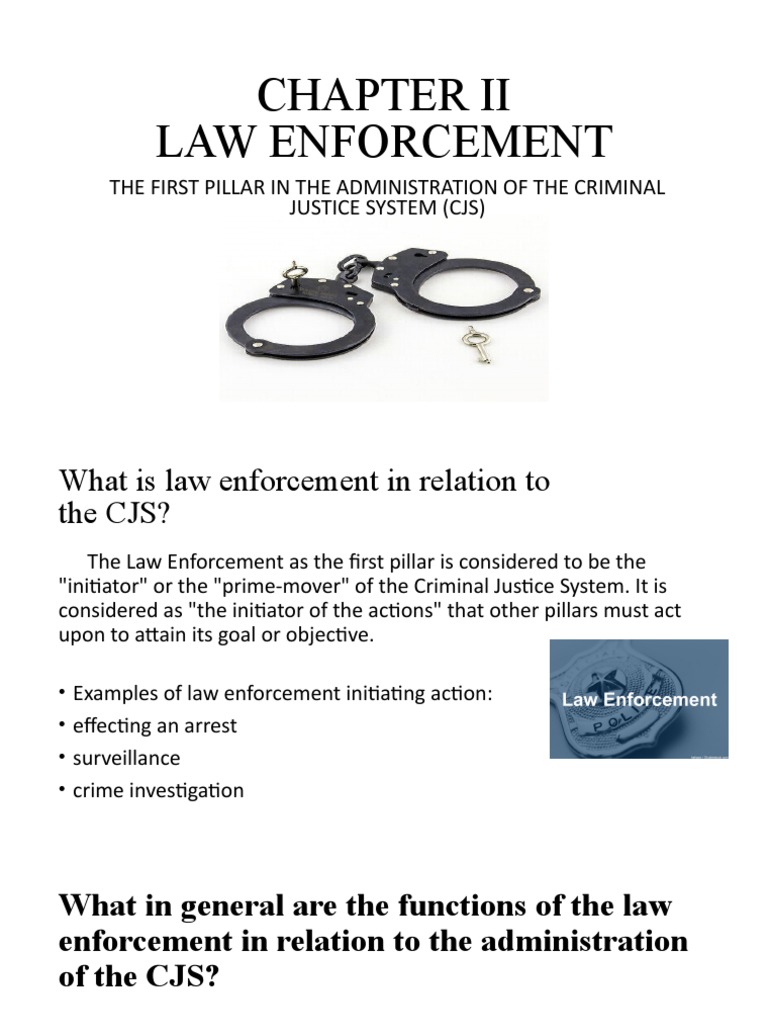 Chapter 11 Law Enforcement | PDF | Search Warrant | Police