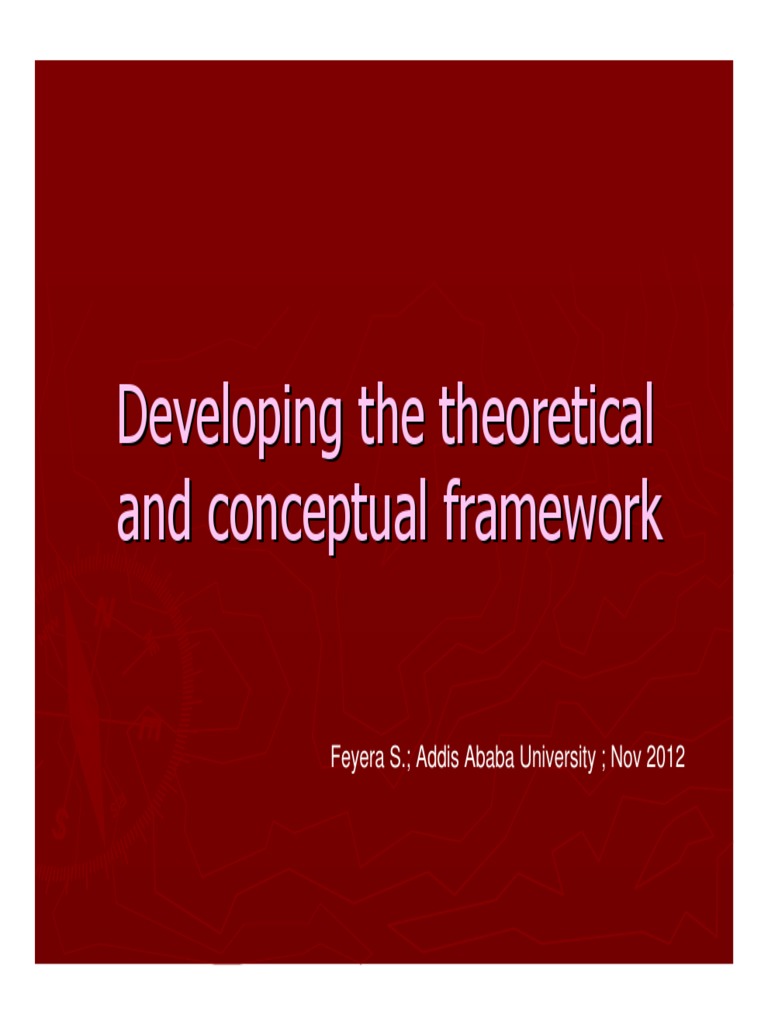 Unit 2.1 Theoretical Framework | PDF | Theory | Conceptual Model