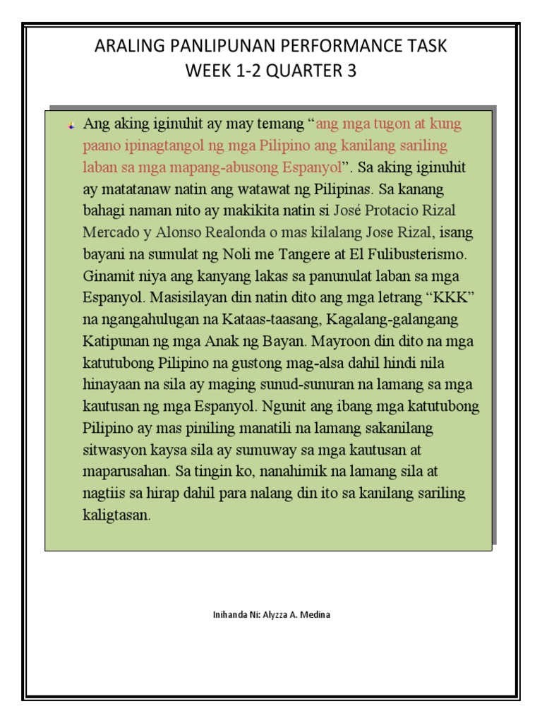 Ap Performance Task | PDF