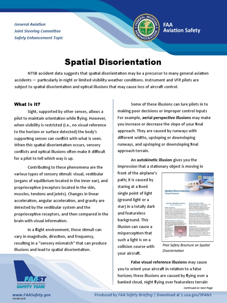 Spatial Disorientation | PDF | Mental Processes | Cognitive Science
