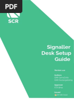 SCR Driving Guide | PDF | Systems Engineering | Railway Safety