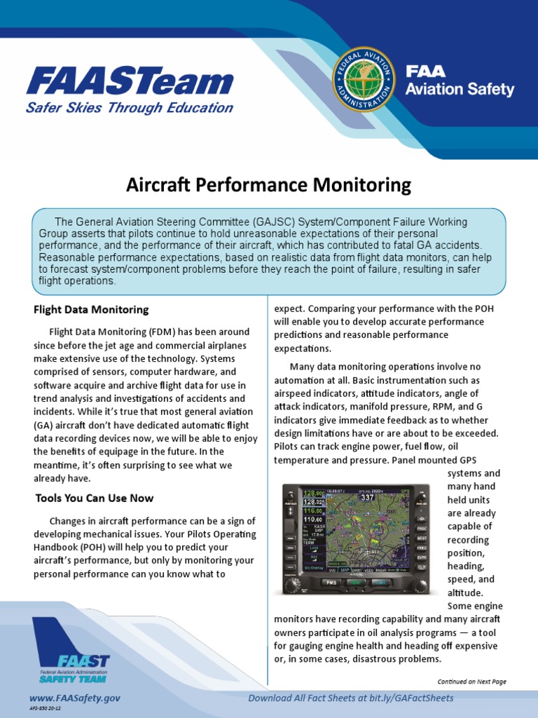 Aircraft Performance Monitoring | Download Free PDF | Aircraft | Flight ...