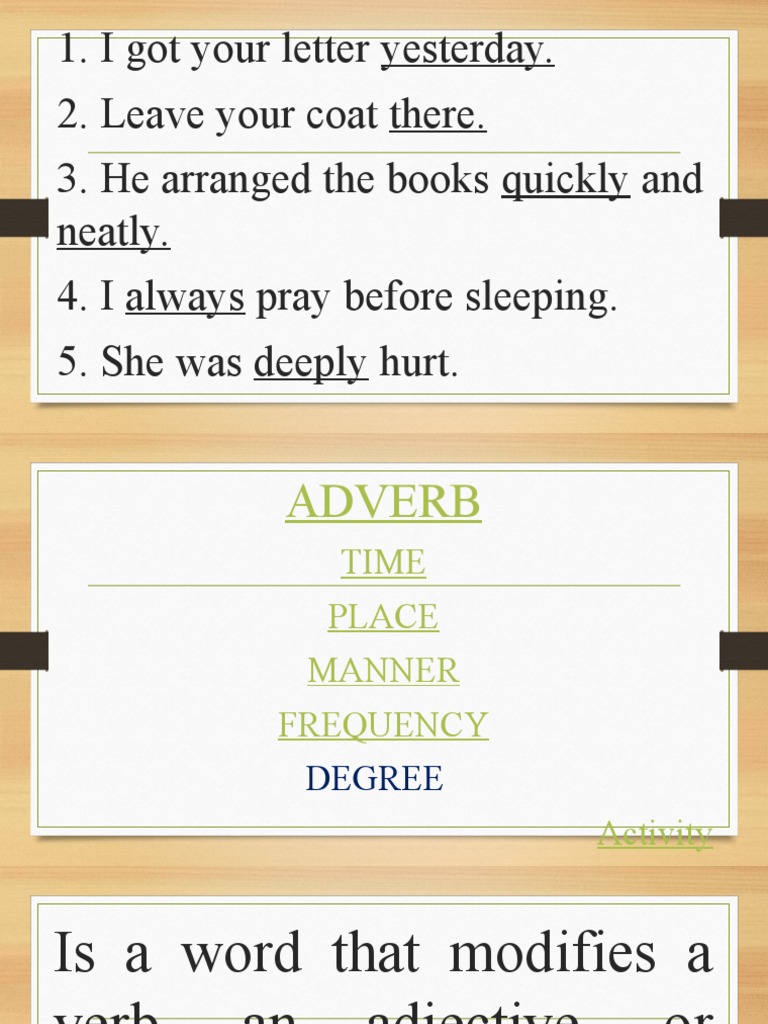 ADVERBS | PDF | Foreign Language Studies | Poetry