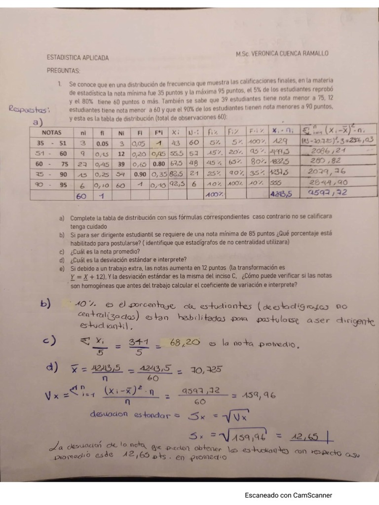 Práctica Estadistica | PDF