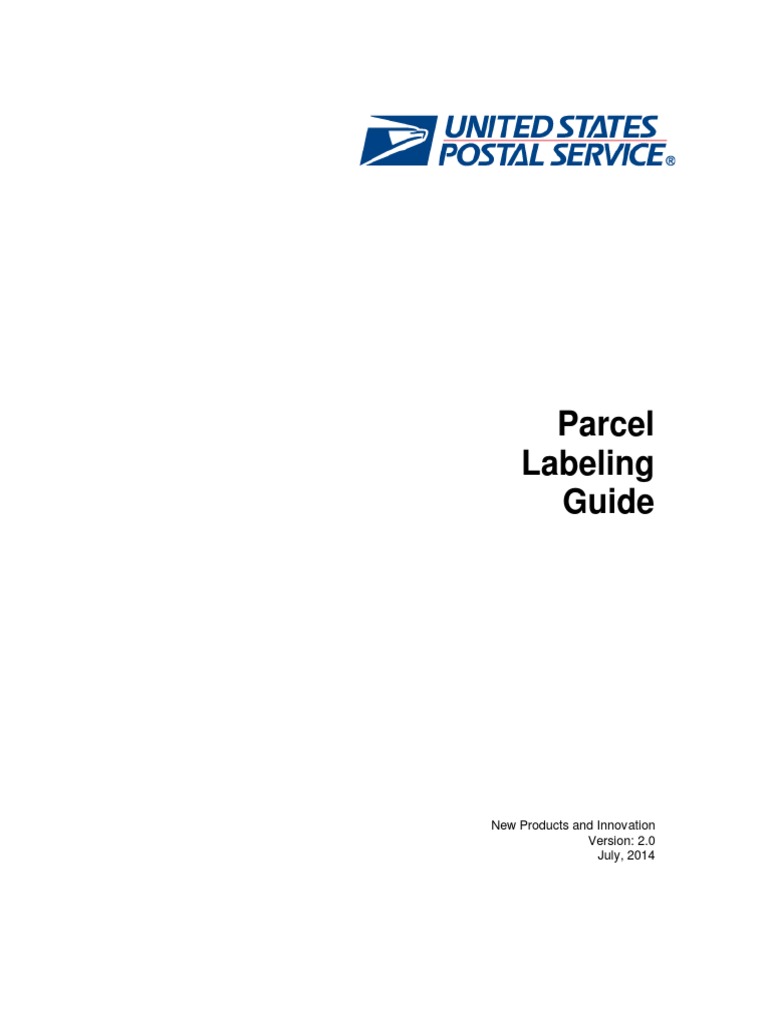 326 ParcelLabelingGuide | PDF | United States Postal Service | Mail