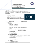 Subject-Verb Agreement Lesson Plan | PDF | Grammatical Number | Plural