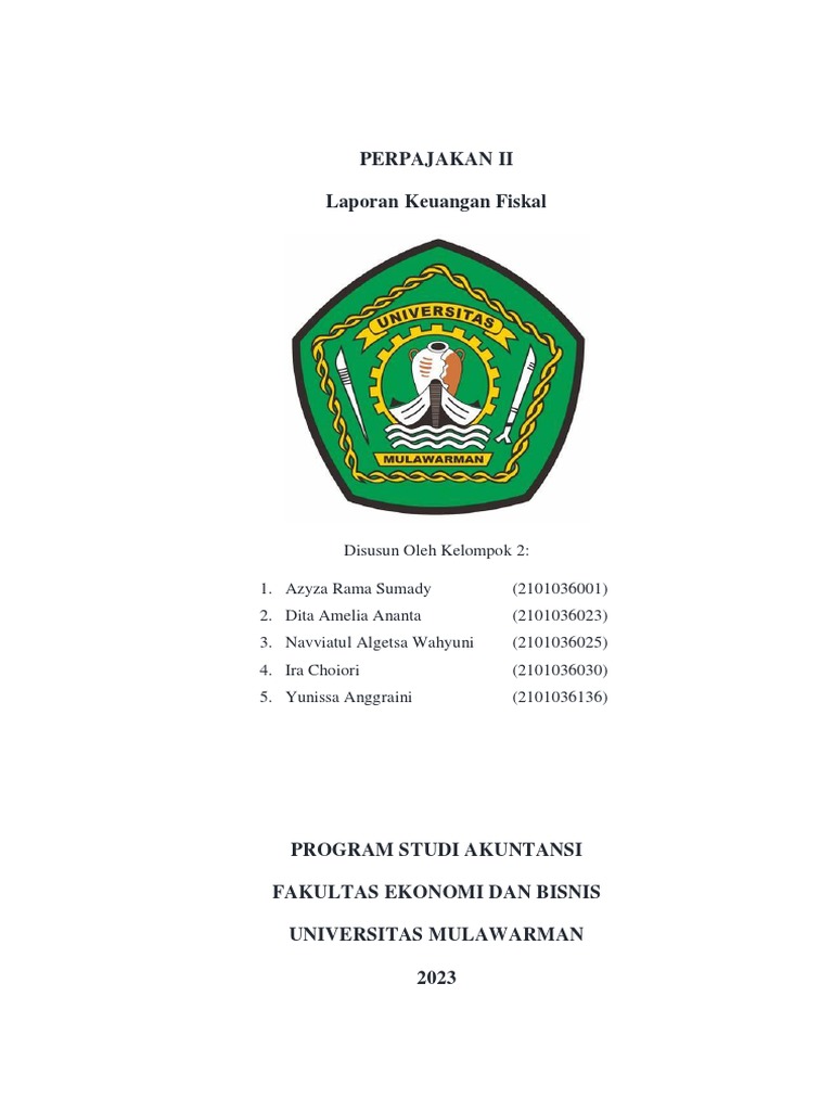 KEL 2 PPJ_LAPORAN KEUANGAN FISKAL.pdf | PDF