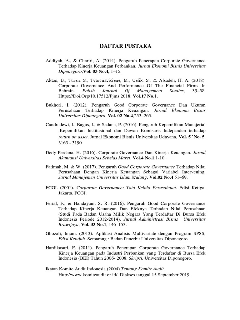 Daftar Pustaka PDF | PDF
