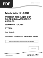 Tutorial Letter 101 (Both) For BPT1501 | PDF | Libraries | Turnitin