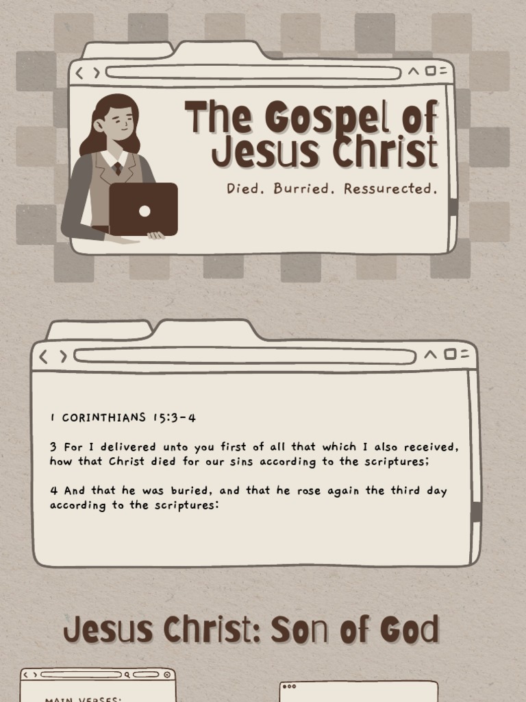 The Gospel of Jesus Christ | PDF | Religion & Spirituality