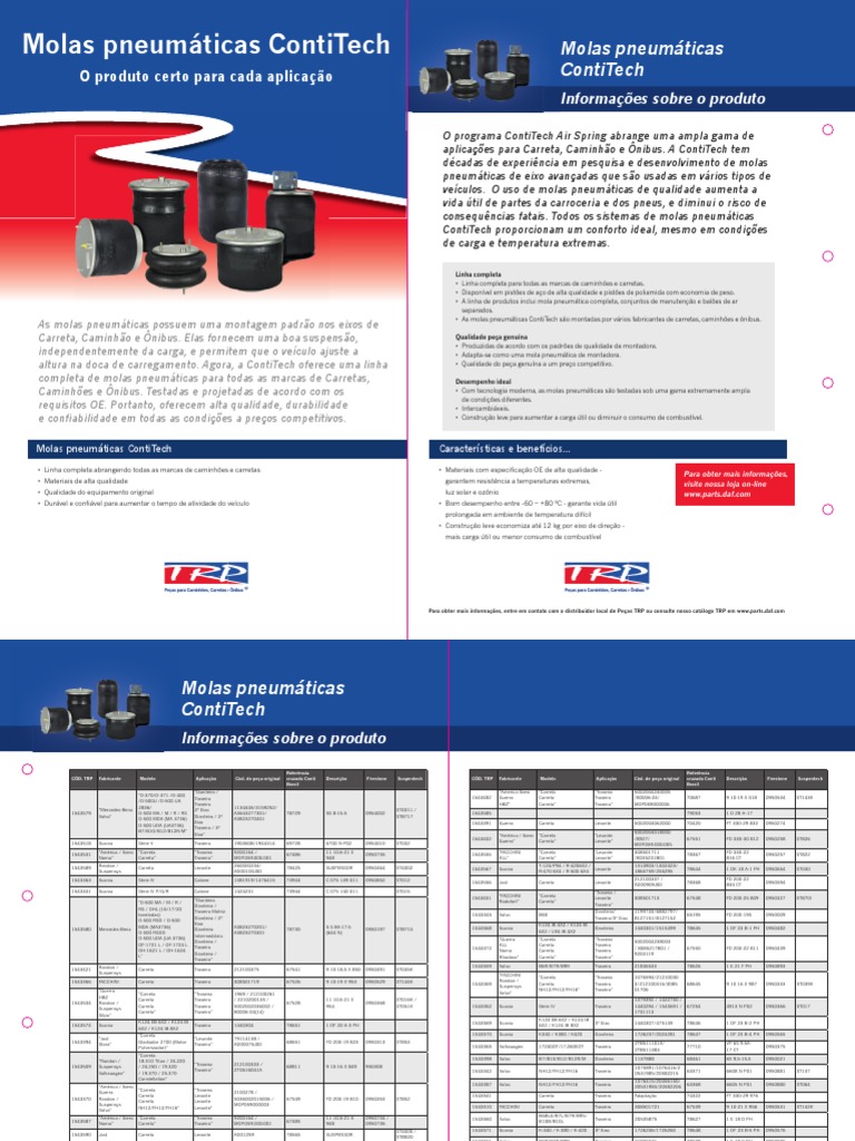 Catalogo Contech Bolsa - Ar | PDF | Eixo | Veículos
