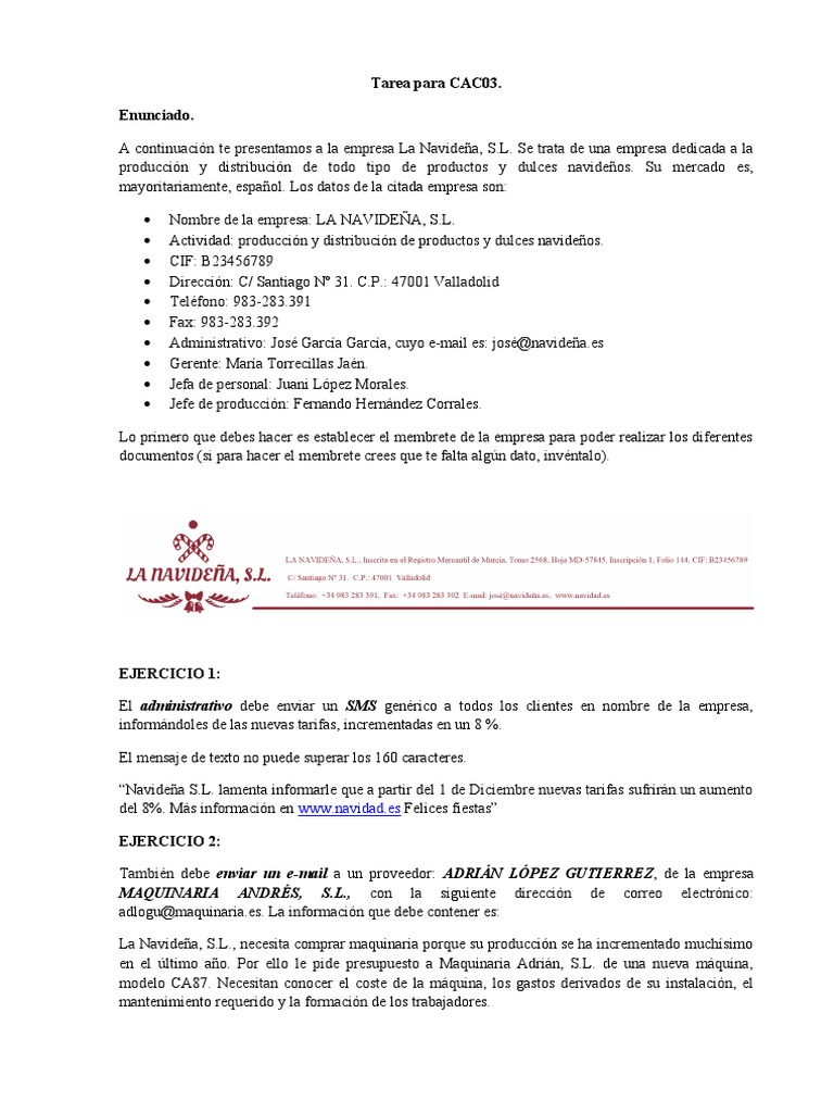 Tarea para CAC03 | PDF