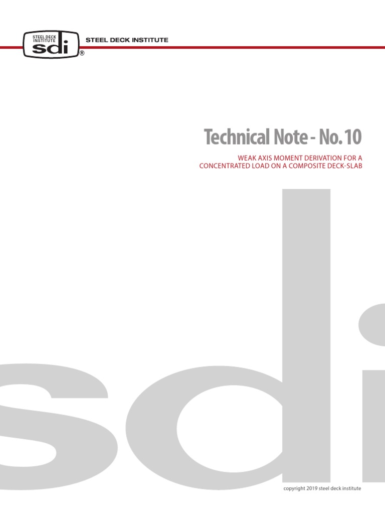 SDI Technical Note No 10 | PDF | Information | Physical Sciences