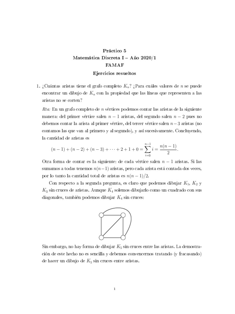 Grafos | PDF | Teoría de grafos | Vértice (teoría de grafos)