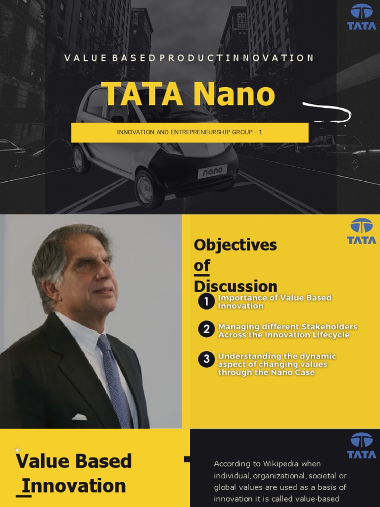 Value-Based Innovation of Tata Nano | PDF | Innovation | Car