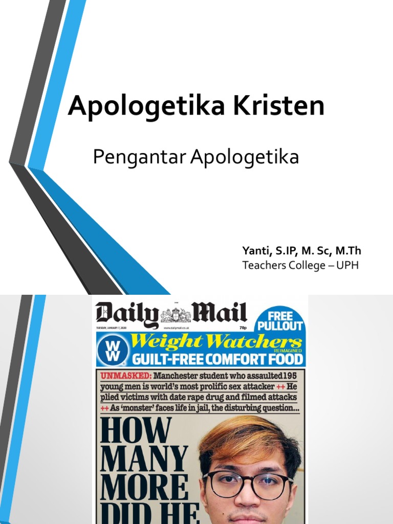 Apologetika 02nd Meeting - 3 Pendekatan - 1222 PDF | PDF | Christian Apologetics | Theology