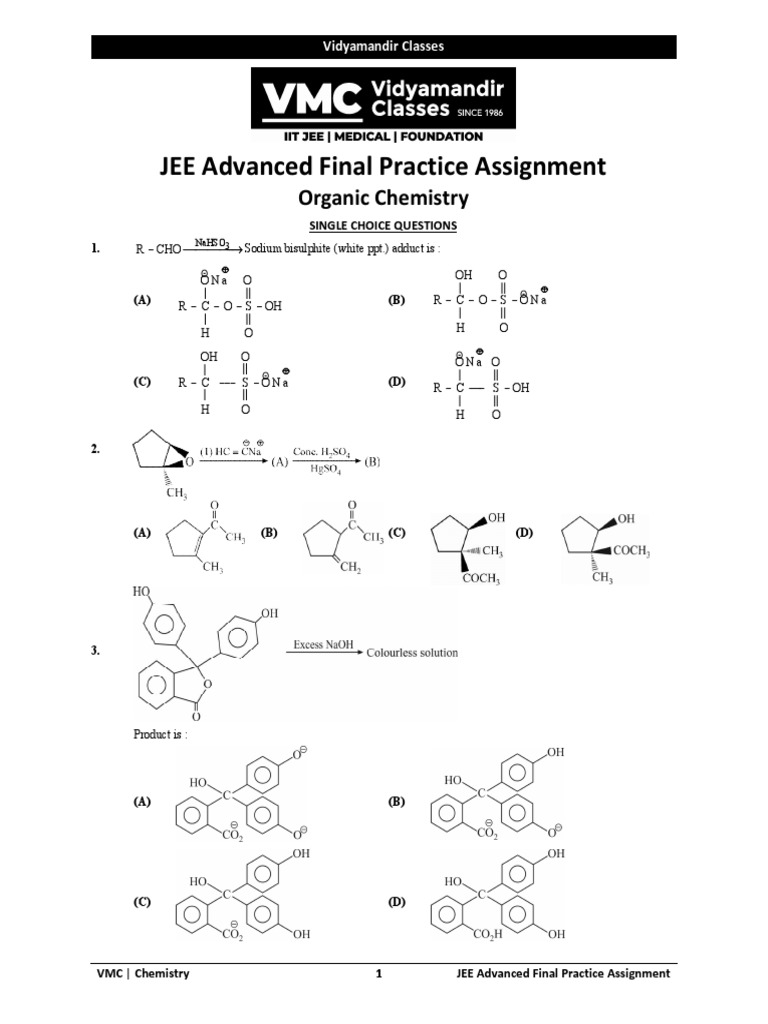 I Am Sharing 'Assignment-3 Organic' With You | PDF | Amine | Chemical Reactions