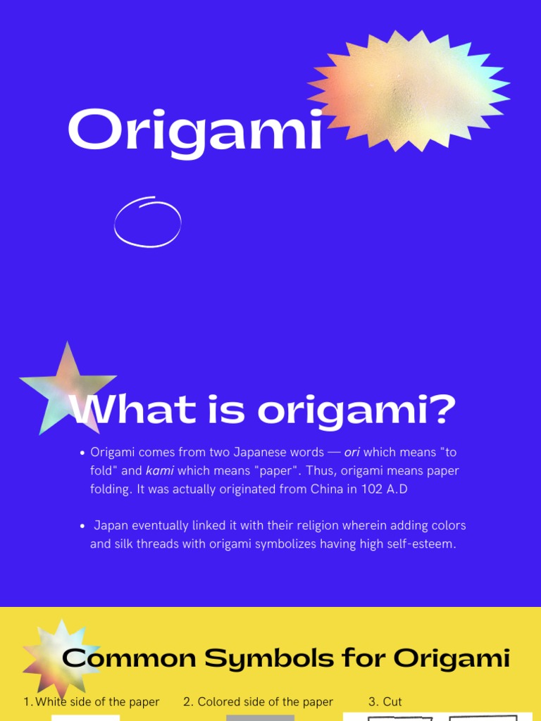 Understanding Origami Techniques | PDF | Home & Garden