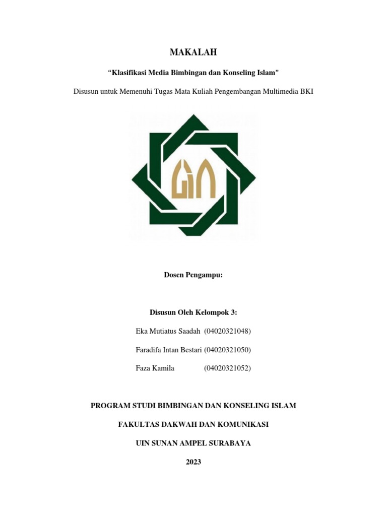 Makalah Kel. 3 Pengembangan Media BKI B2 | PDF