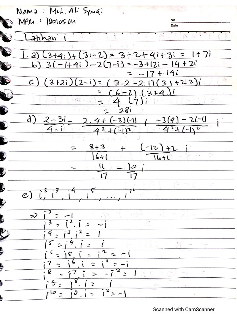 Tugas 1 Analisis Variabel Kompleks | PDF Tugas 1 Analisis Variabel Kompleks | PDF