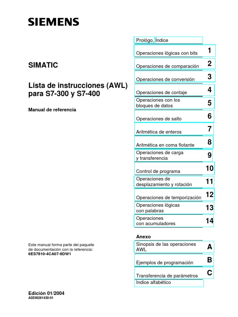 Awl PLC Siemens | PDF | Poco | Software