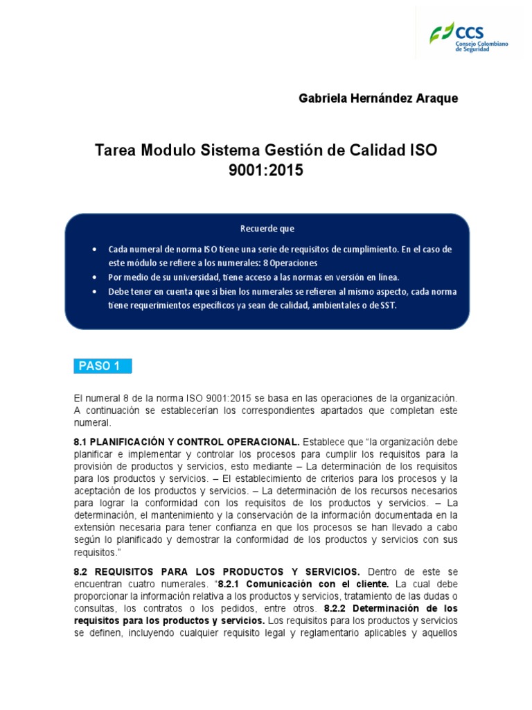 Iso 9001 Pdf Calidad Comercial Diseño