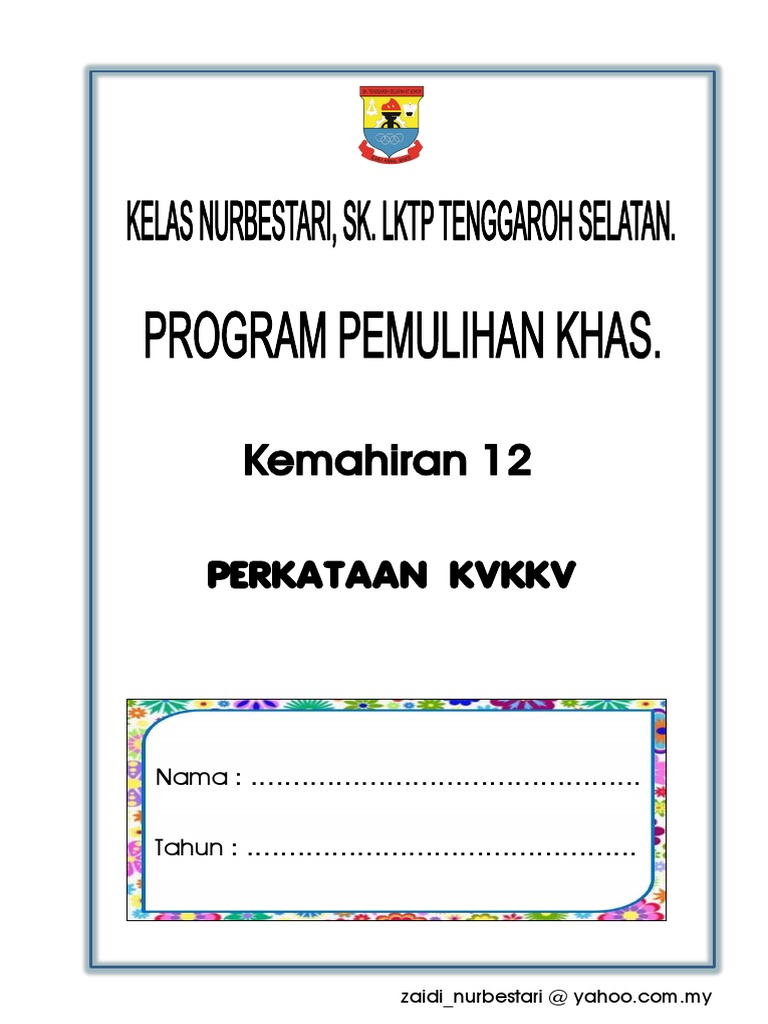 Kemahiran Perkataan KVK dan KVK | PDF
