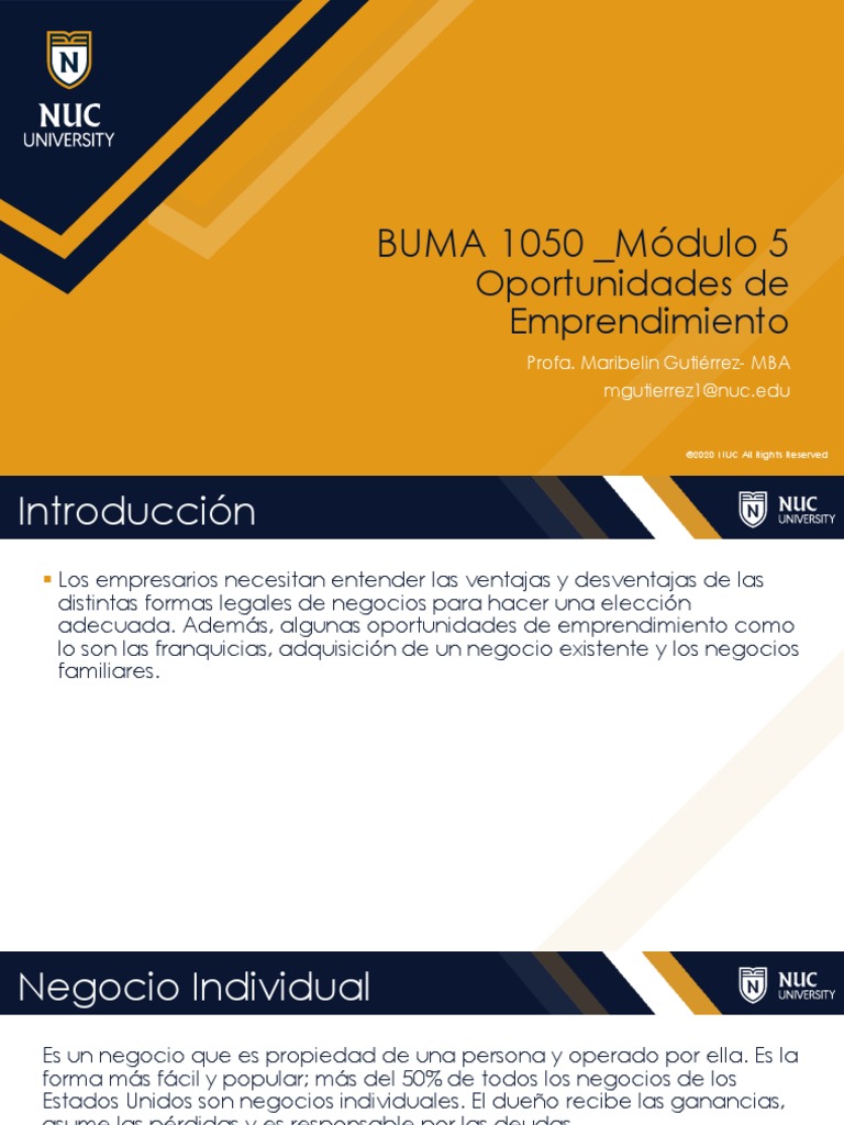 BUMA1050 Modulo5 | PDF | Corporaciones | Impuestos