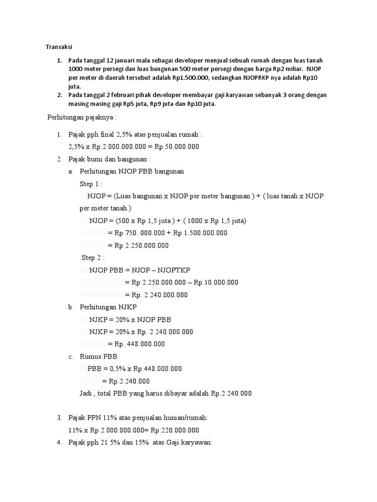Transaksi | PDF | Pengelolaan Keuangan & Uang | Hukum