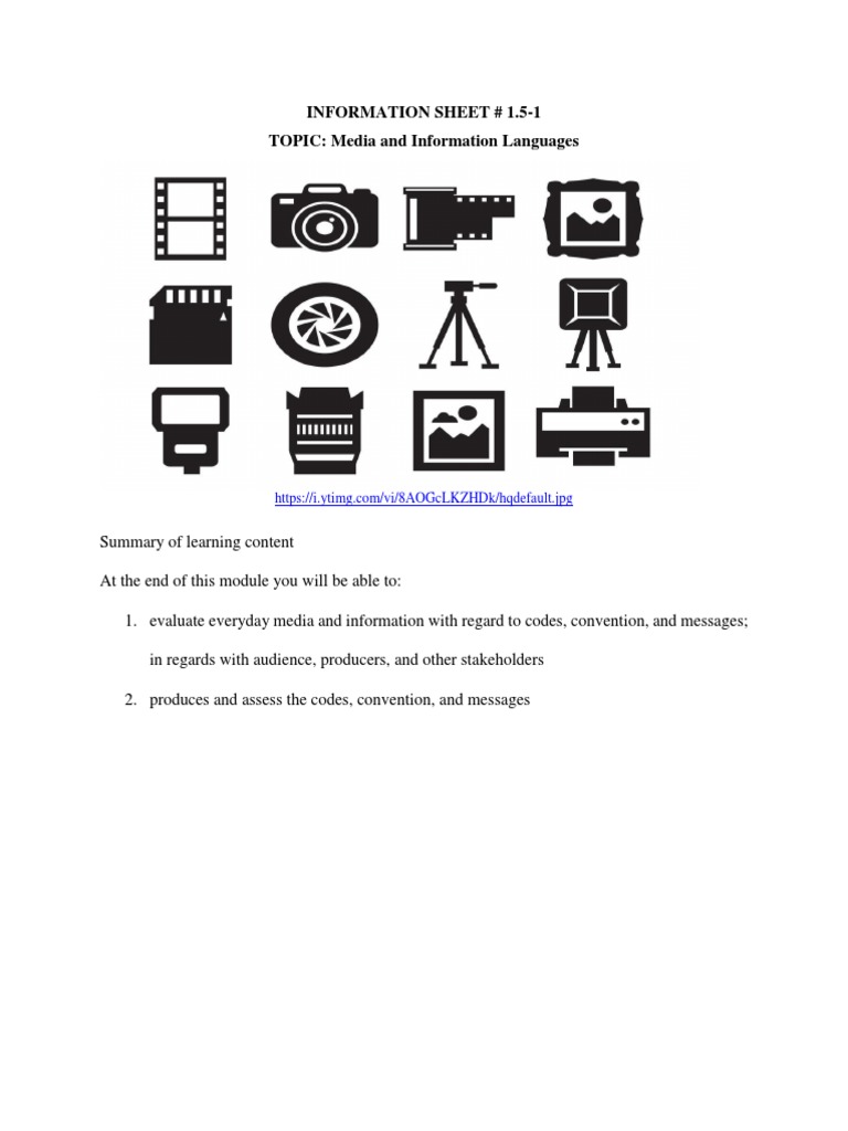 Information Sheet 5 | PDF | Nonverbal Communication | Information