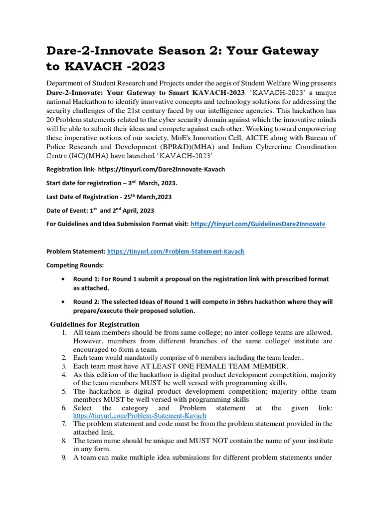 KAVACH Guideline | PDF | Computing