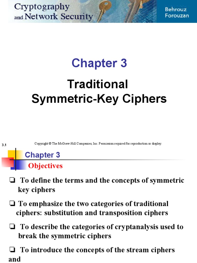 Traditional Symmetric-Key Ciphers | PDF | Cipher | Encryption