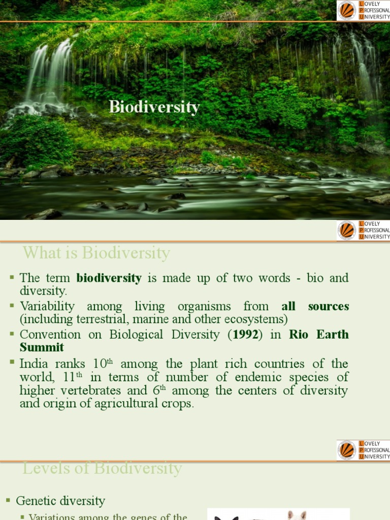 Biodiversity | PDF | Biodiversity | Conservation Biology