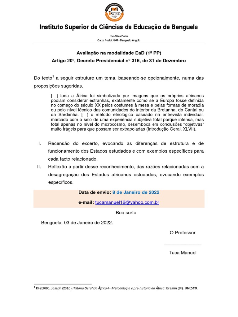 PROVA EaD | PDF