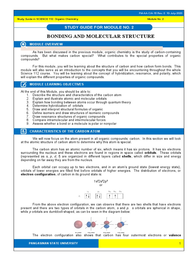Filling Nonbonding Valence Electrons | PDF | Chemical Polarity ...