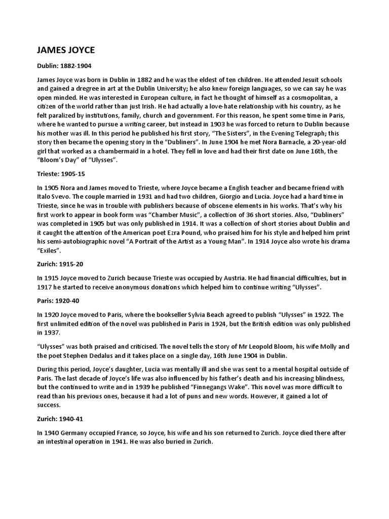 Joyce and Woolf | Download Free PDF | James Joyce | Mrs Dalloway